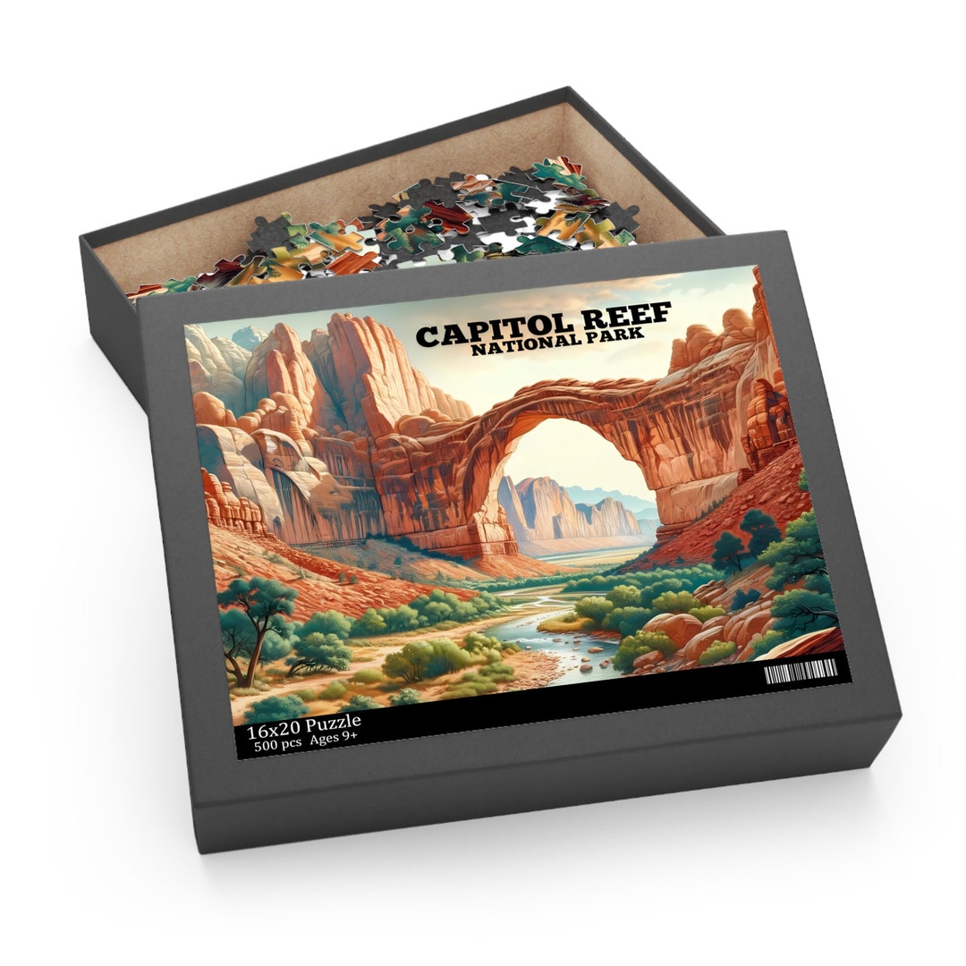 Puzzle, Capitol Reef National Park Puzzle, 500 Pieces, Unique Jigsaw ...