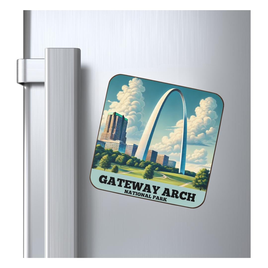 Personalized Gateway Arch Magnet , Gateway Arch National Park Magnet ...