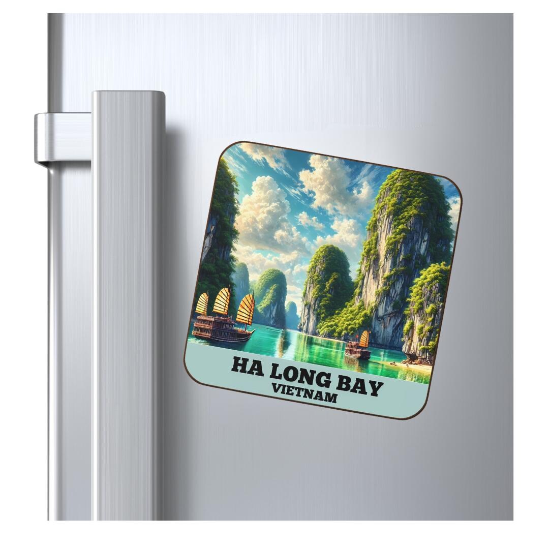 Personalized Ha Long Bay Magnet , Ha Long Bay Vietnam Magnet, Vietnam ...