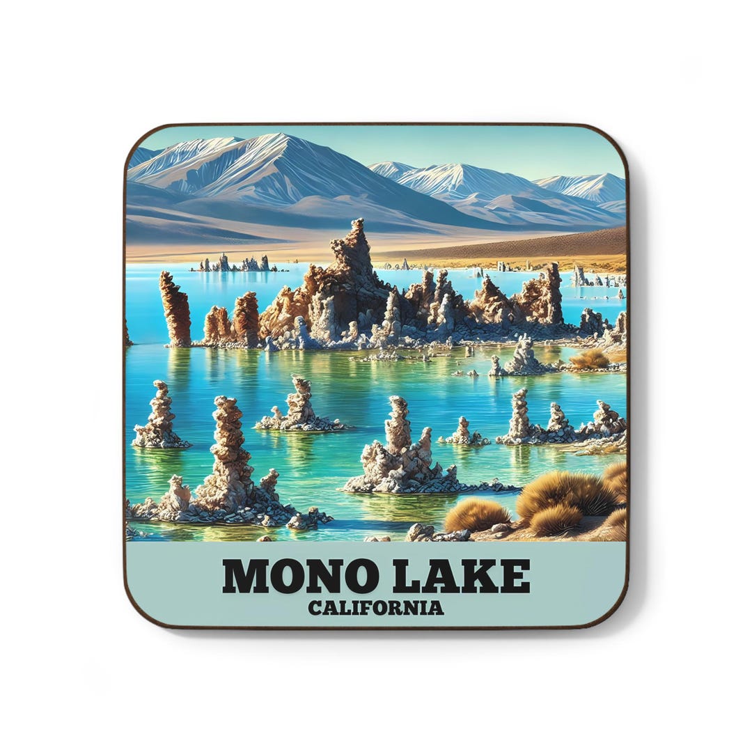 Personalized Mono Lake Magnet: California Souvenir, Glossy MDF - Etsy