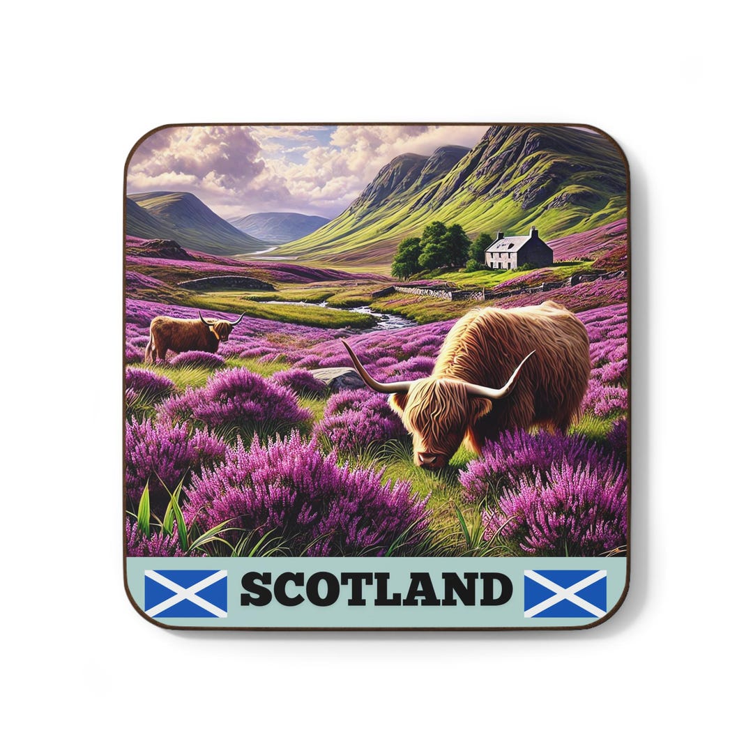 Scottish Highlands Magnet: 3x3" Glossy Scotland Souvenir - Etsy