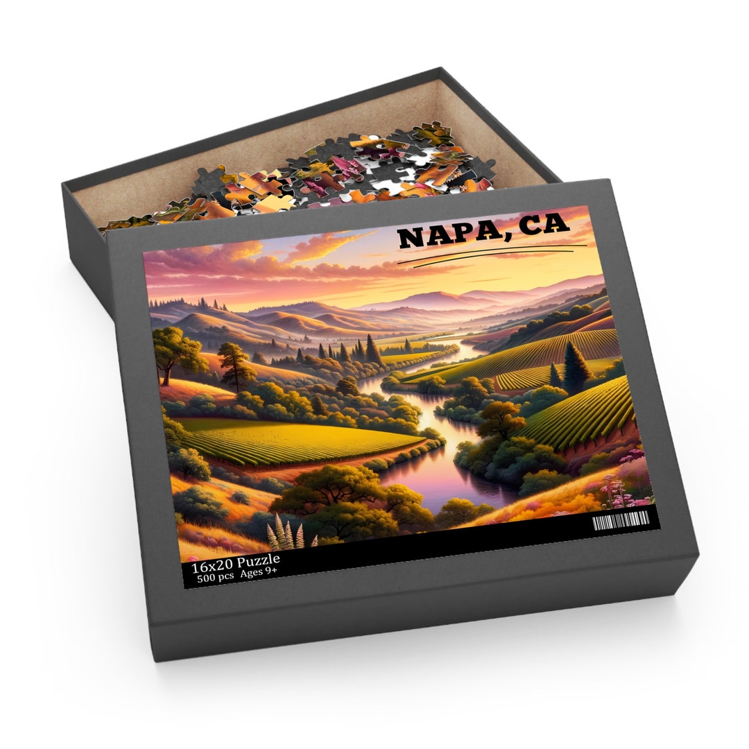 Puzzle, Napa Valley Puzzle, Napa Puzzle, Wine Tasting, 500 Pieces ...
