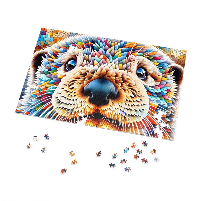 Puzzle, Sea Otter, Mosaic, 1000 Pieces, Unique Jigsaw, Family, Adults ...