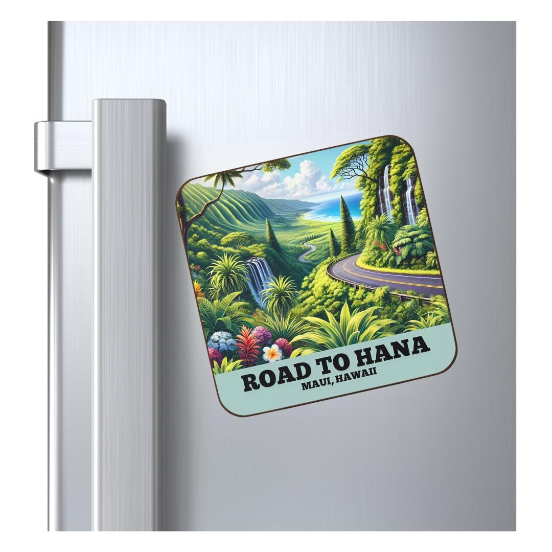 Personalized Road to Hana Magnet , Maui Magnet, 3x 3", Hawaii Magnet ...