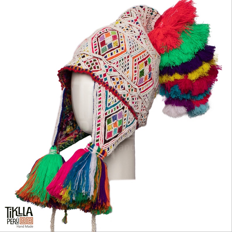 Peruvian Shaman Hat, Chullo Ceremony "q'ero" Hat, Chullo Quero Ceremony ...