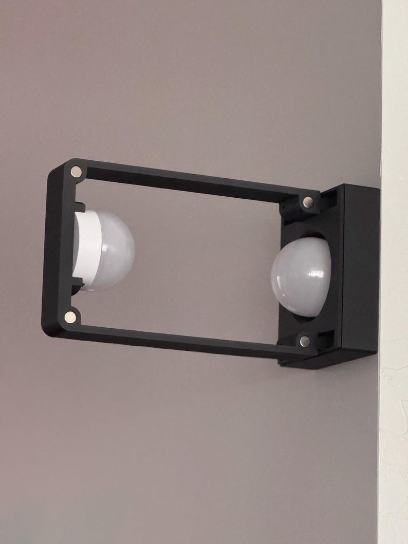 Meridian Wireless Illuminated Double-sided Wall Clock | Mid-century ...