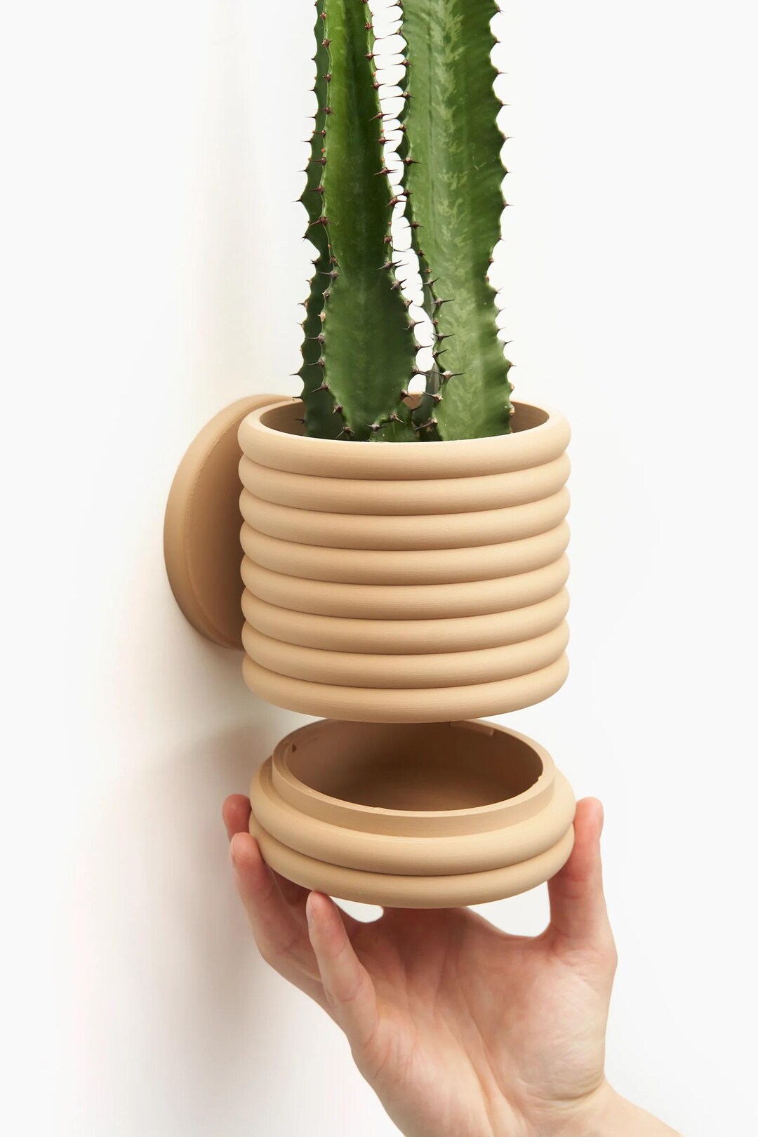 Poppy Planter With Hidden Drip Tray (multiple Mounting Options) - Etsy