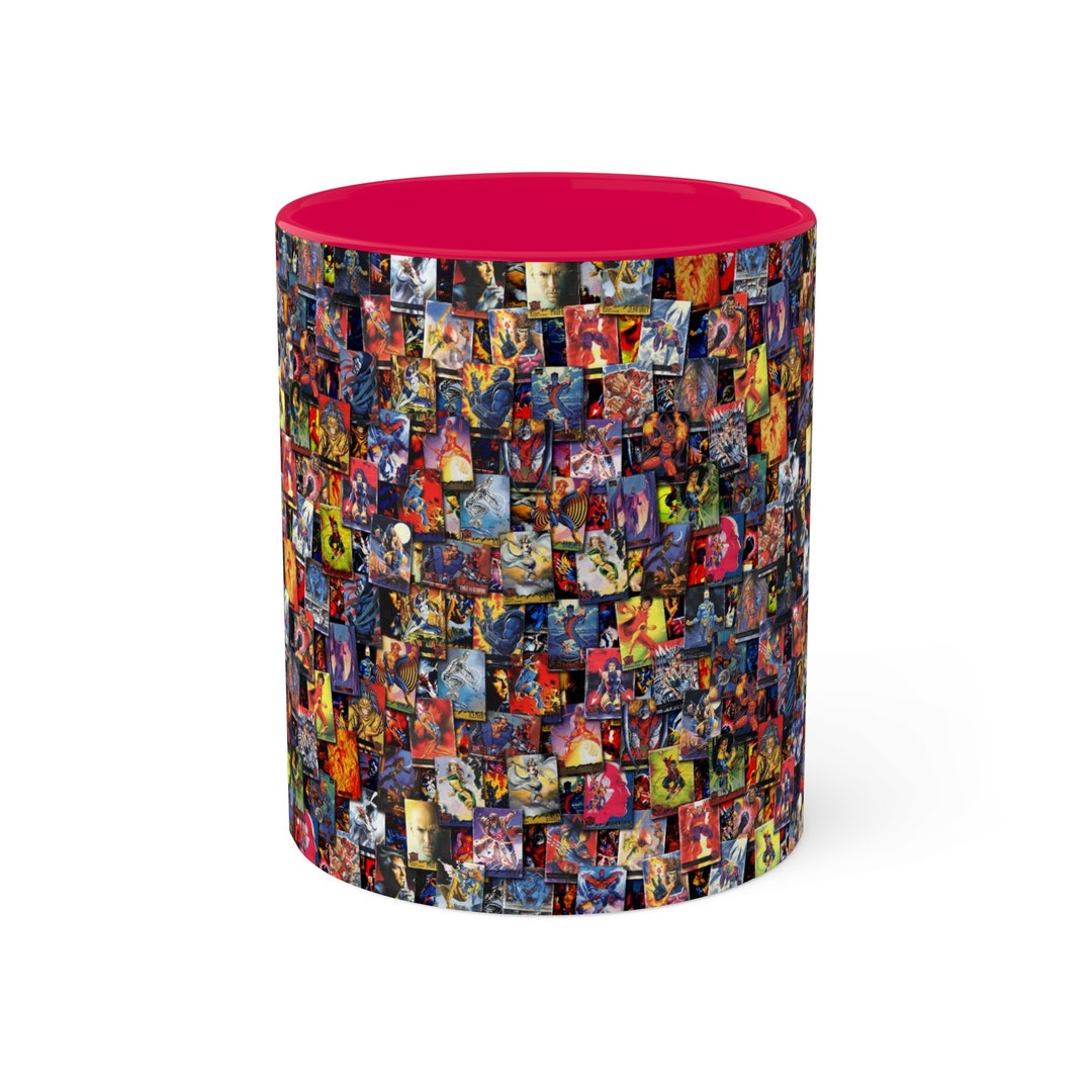 90s X-men Trading Card 11 Oz Mugs Comic Book Mug, Comics, Wolverine ...