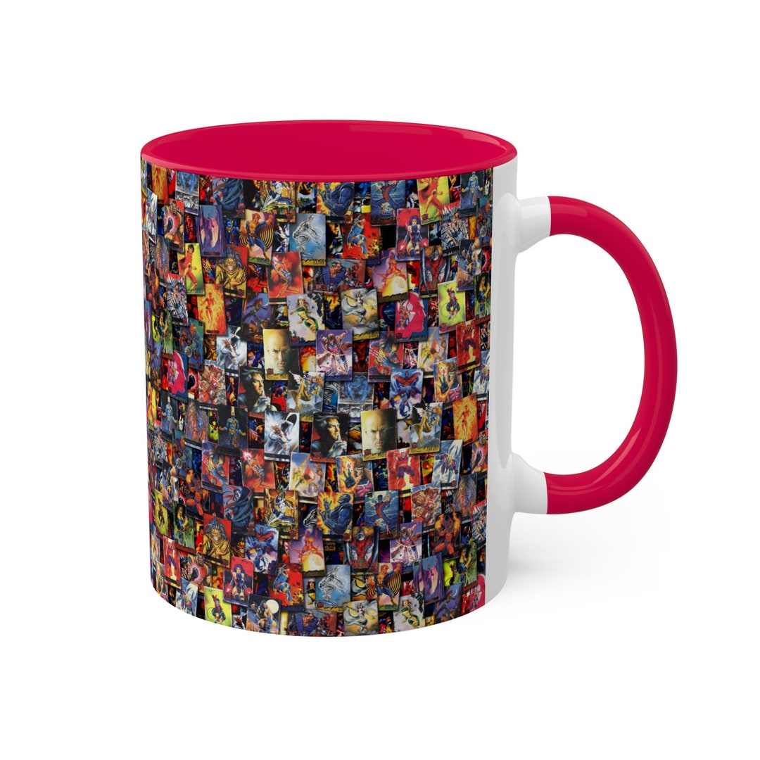 90s X-men Trading Card 11 Oz Mugs Comic Book Mug, Comics, Wolverine ...
