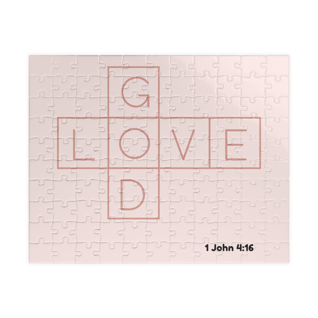 God is Love Puzzle, Bible Study Activity, Christian Jigsaw, Christian ...
