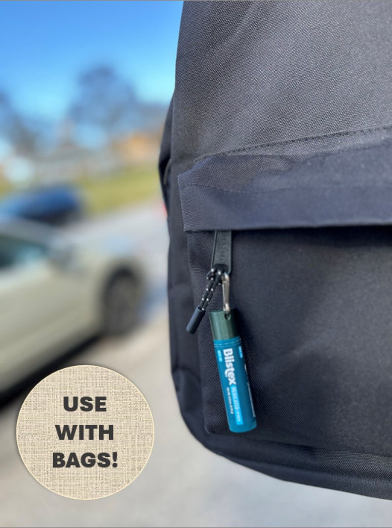 Chapstick Keychain Holder Lip Balm Keychain Cap Keychain Works for ...