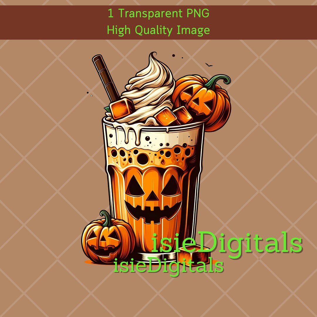 Pumpkin Spice Latte Clipart, PSL PNG, Trending Fall Clipart, Fall ...