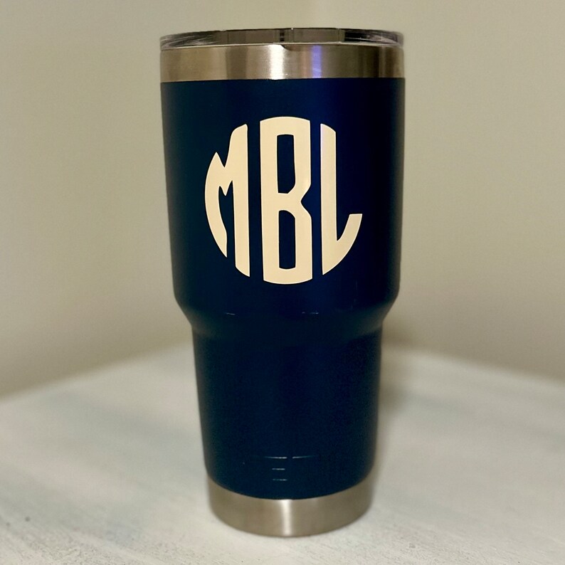 Stanley Cup Custom Monogram - Etsy