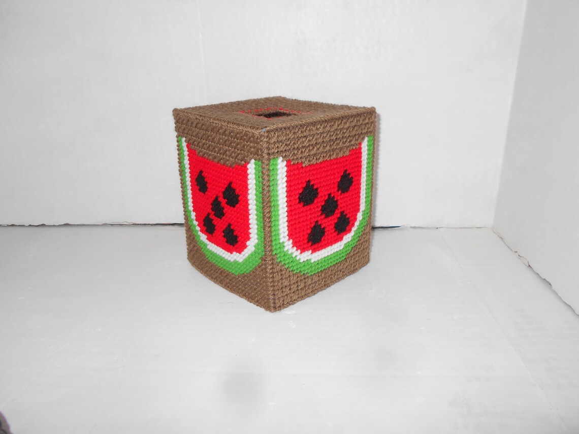 Watermelon Tissue Box Cover - Etsy