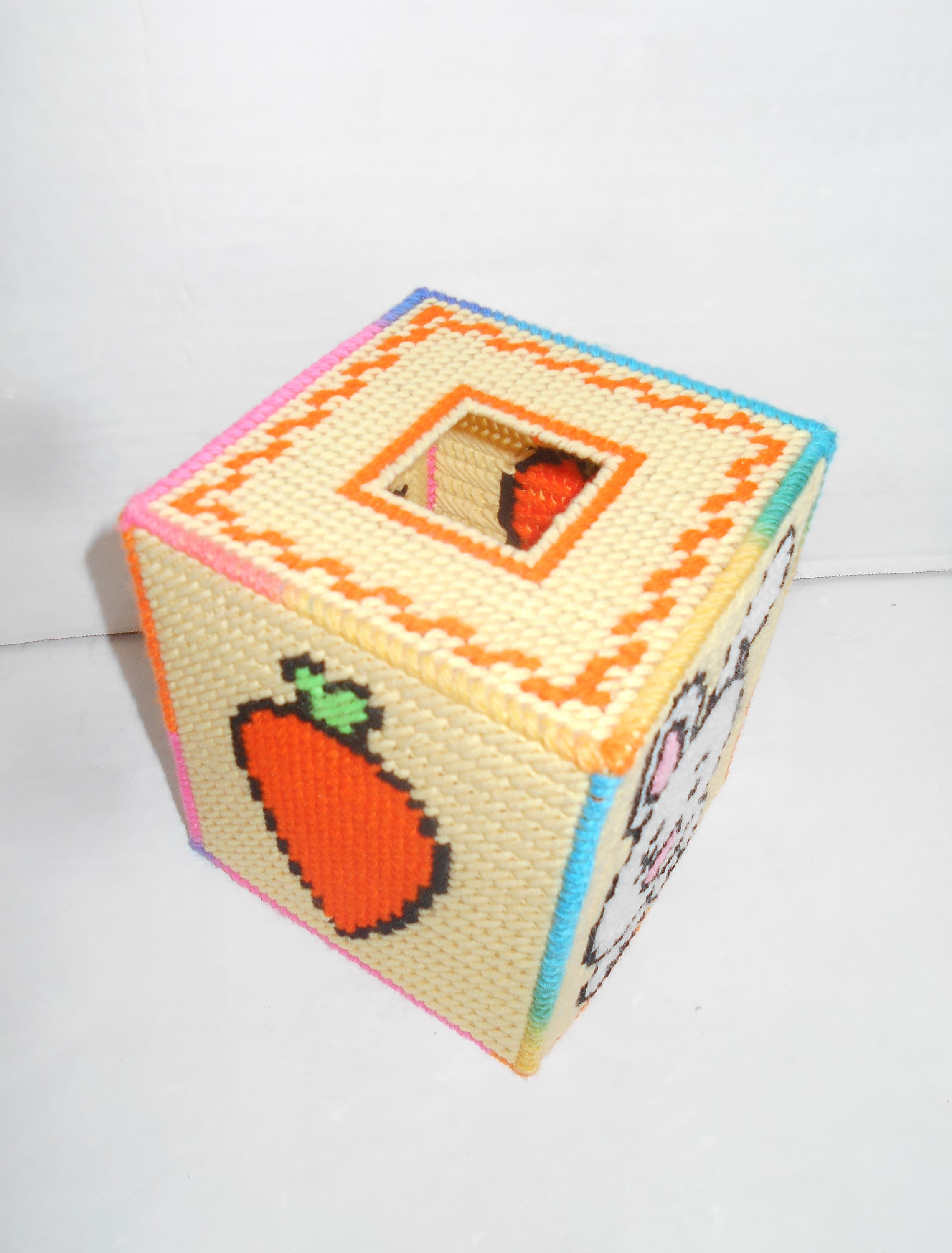 Easter Bunny Tissue Box Cover - Etsy