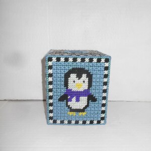 Penguin Tissue Box Cover - Etsy