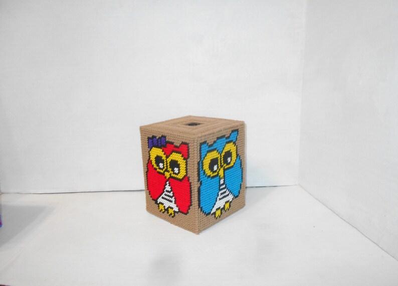 Owls Tissue Box Cover - Etsy