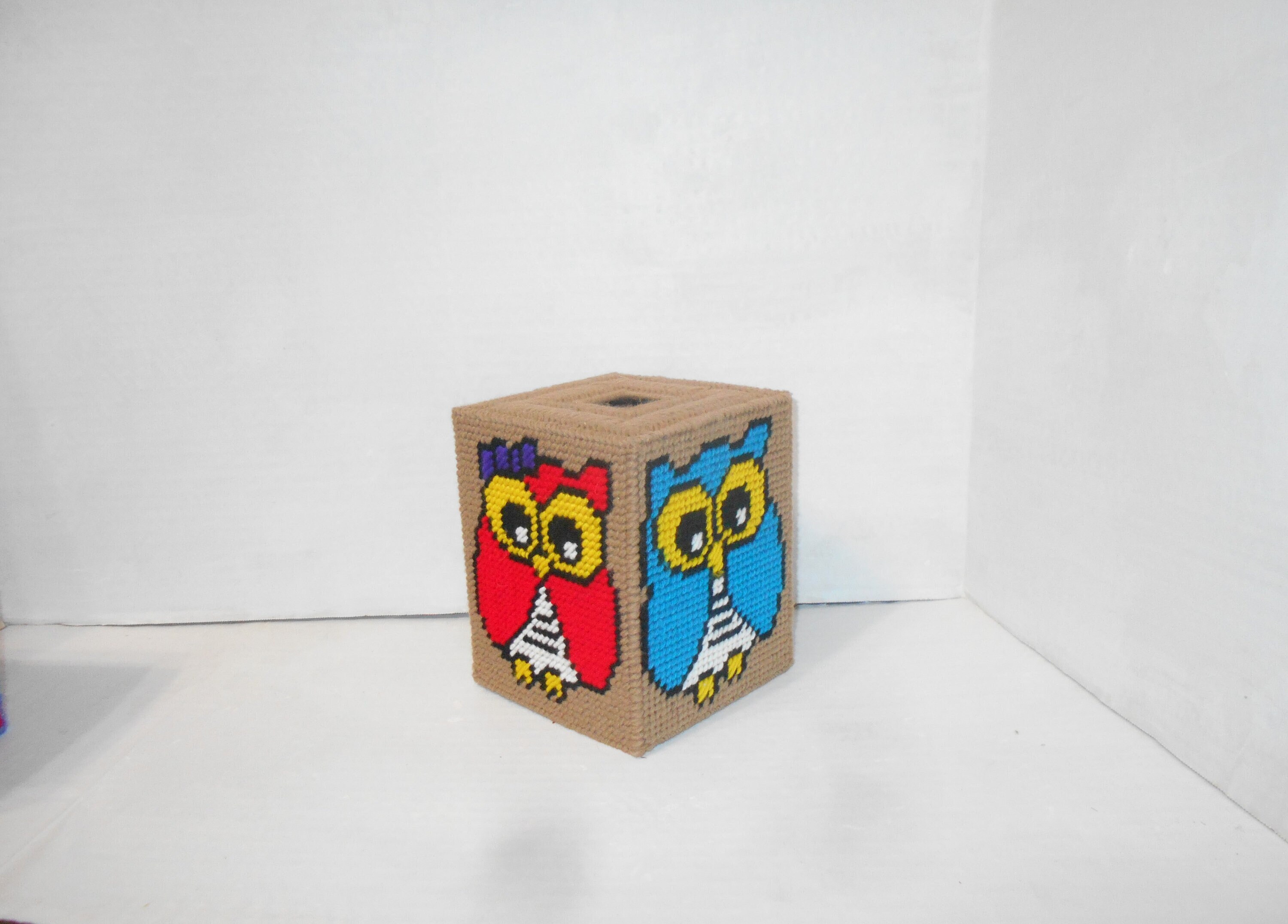 Owls Tissue Box Cover - Etsy