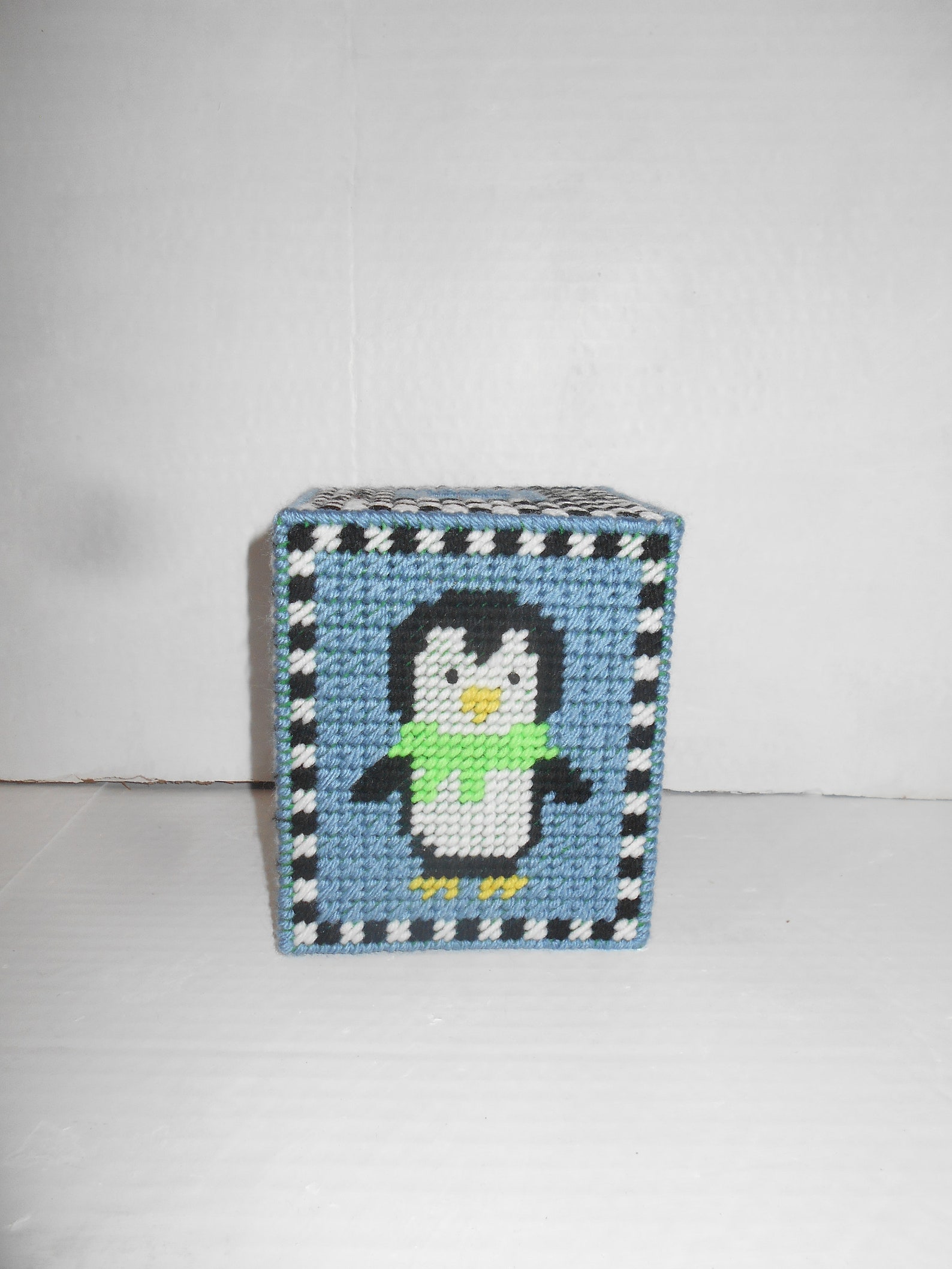 Penguin Tissue Box Cover - Etsy