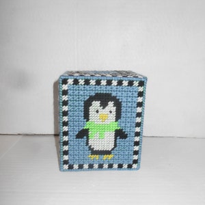 Penguin Tissue Box Cover - Etsy