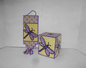 Dragonfly Tissue Box Cover - Etsy