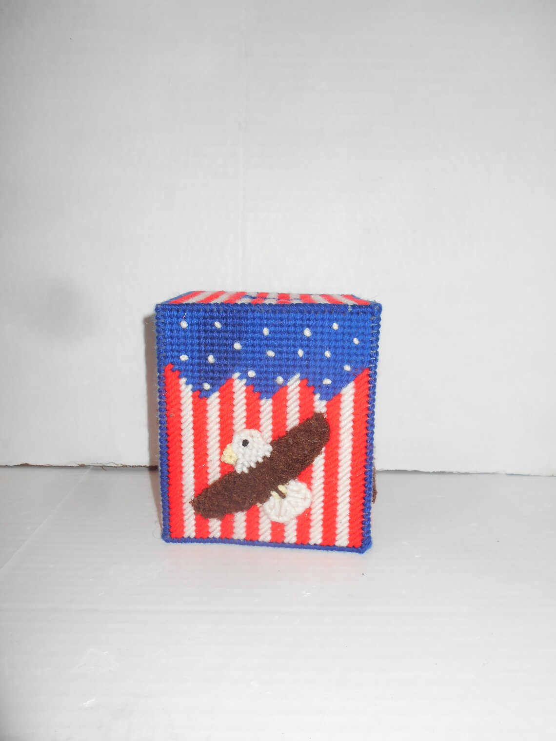 Patriotic Eagle Tissue Box Cover - Etsy