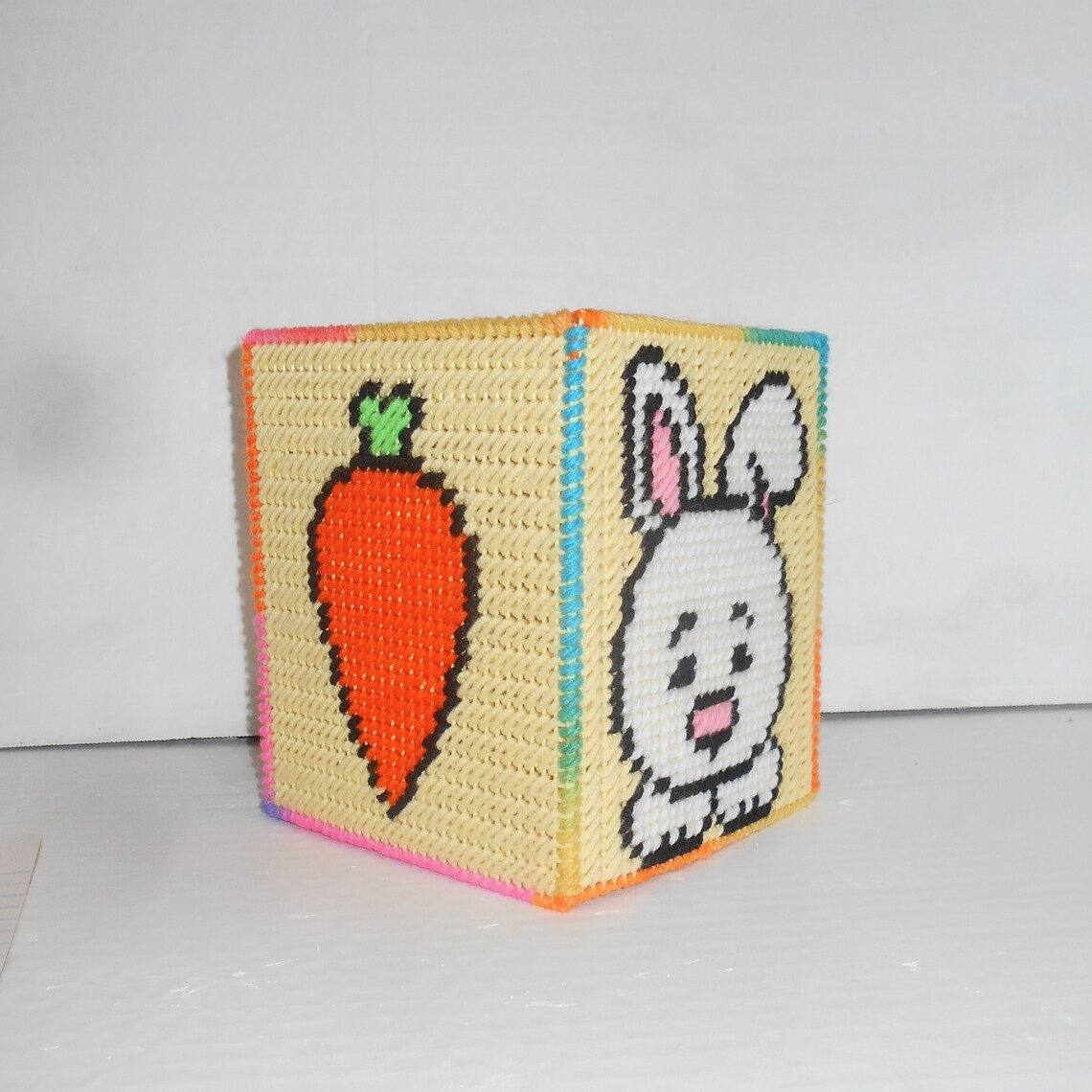 Easter Bunny Tissue Box Cover - Etsy
