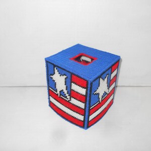Patriotic Tissue Box Cover - Etsy