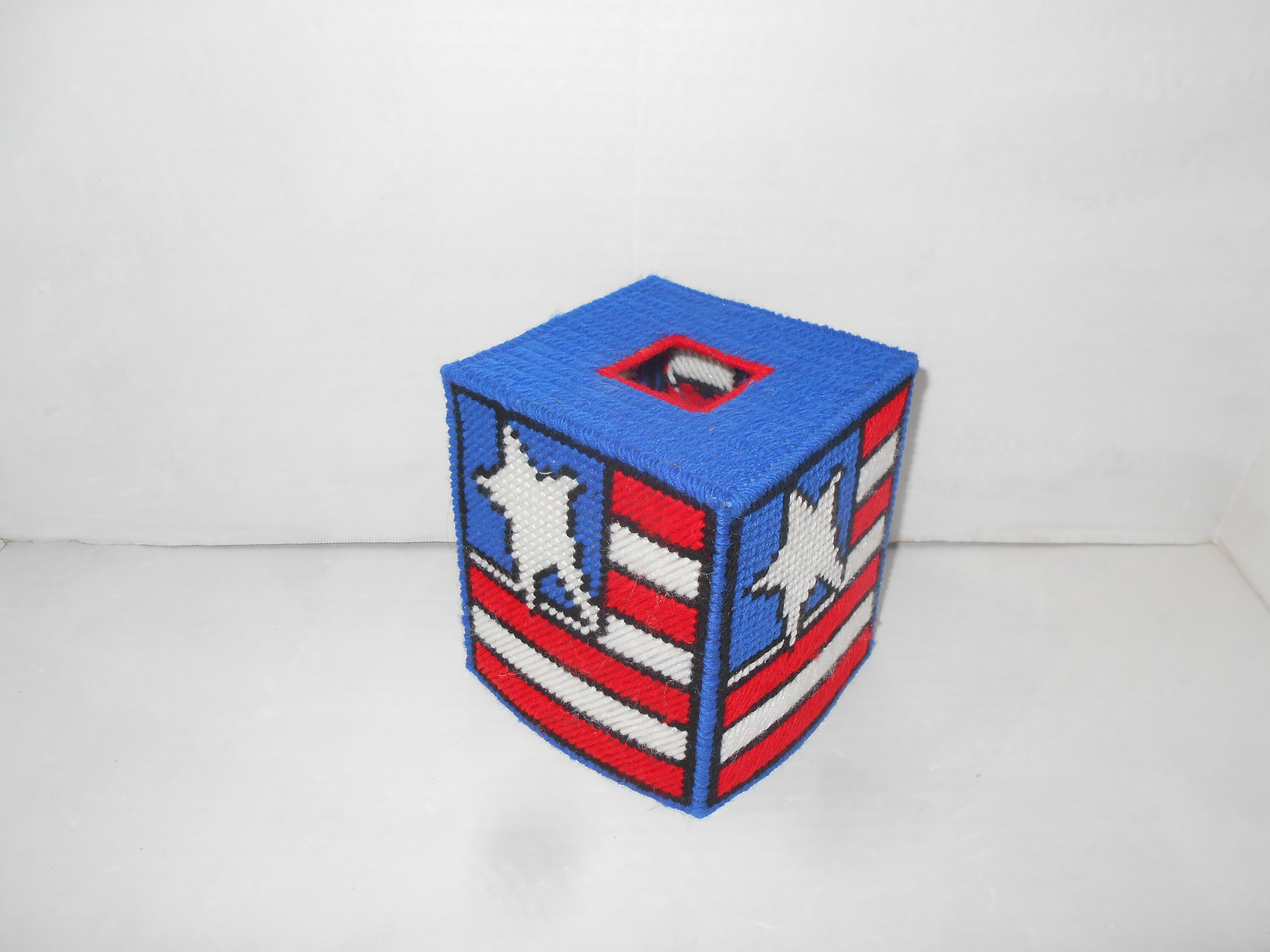 Patriotic Tissue Box Cover - Etsy