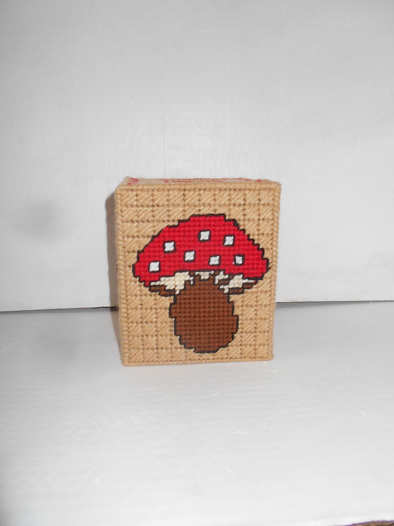 Mushroom Tissue Box Cover - Etsy
