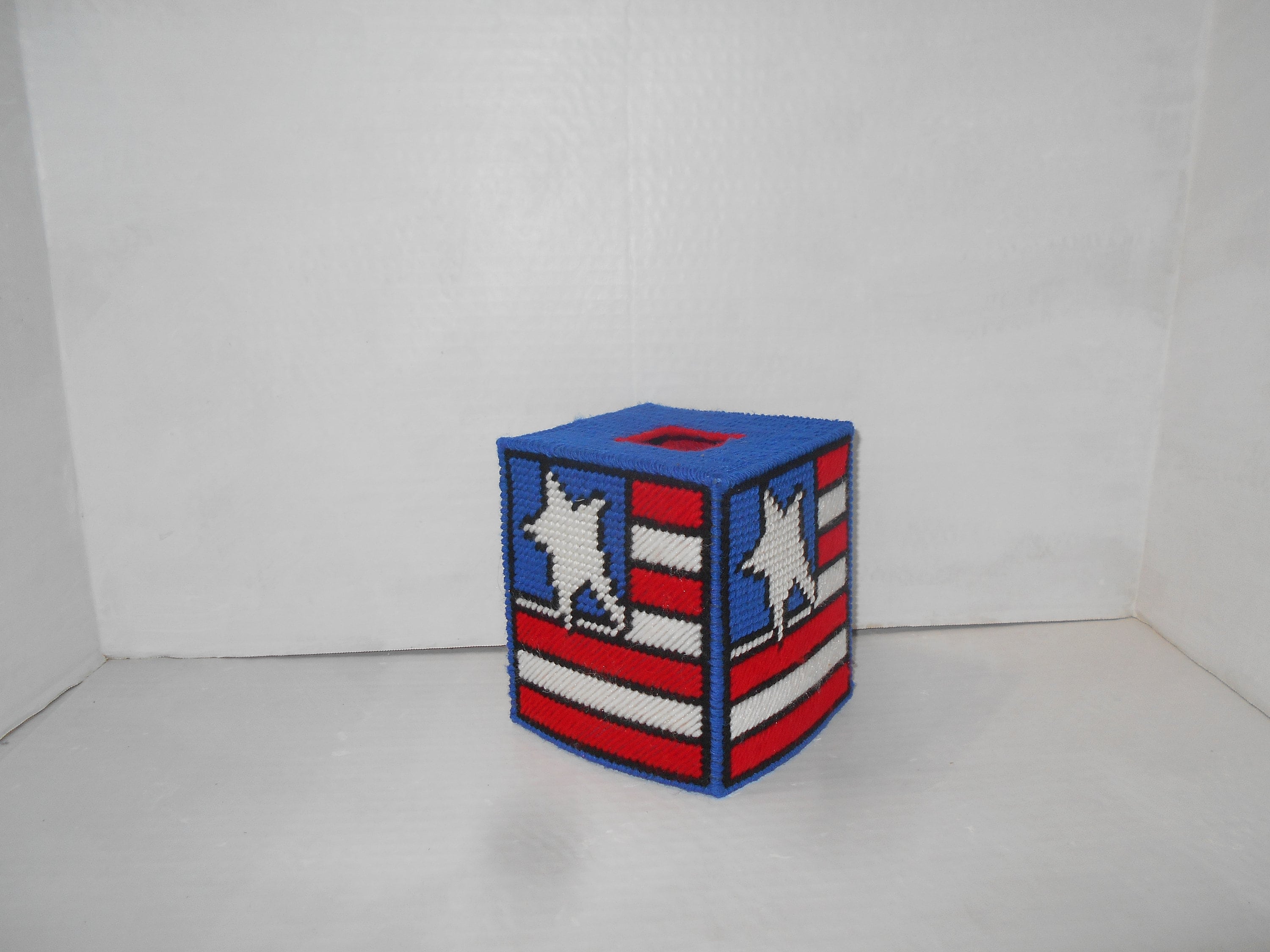 Patriotic Tissue Box Cover - Etsy