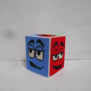 M & M Face Tissue Box Cover - Etsy