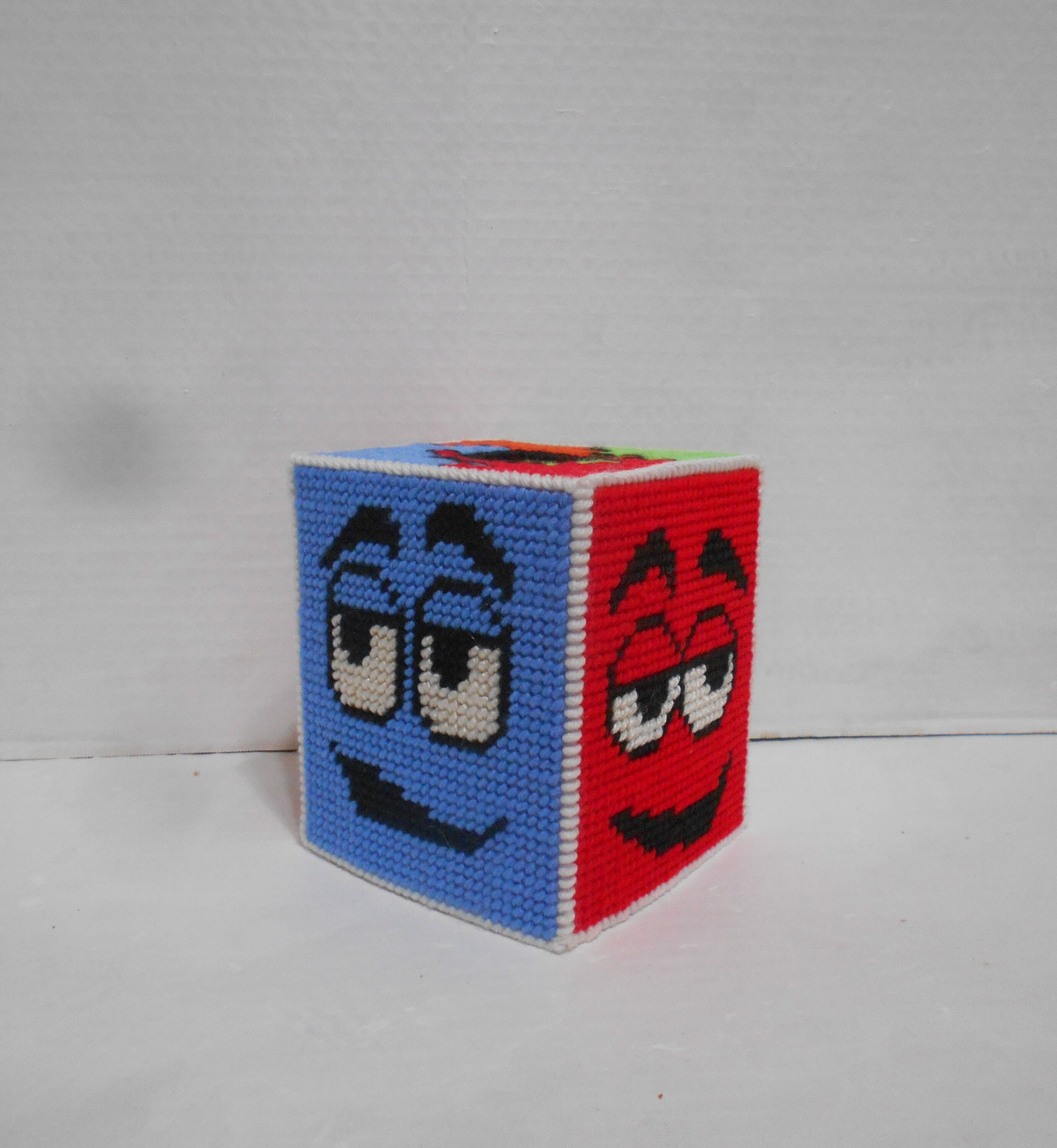 M & M Face Tissue Box Cover - Etsy