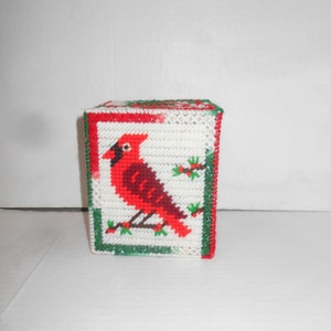 Cardinal Tissue Box Cover - Etsy