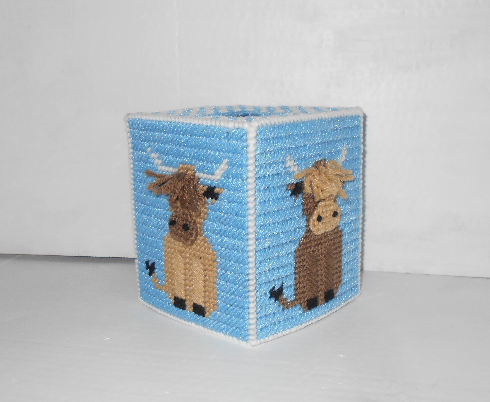 Highland Cow Tissue Box Cover - Etsy