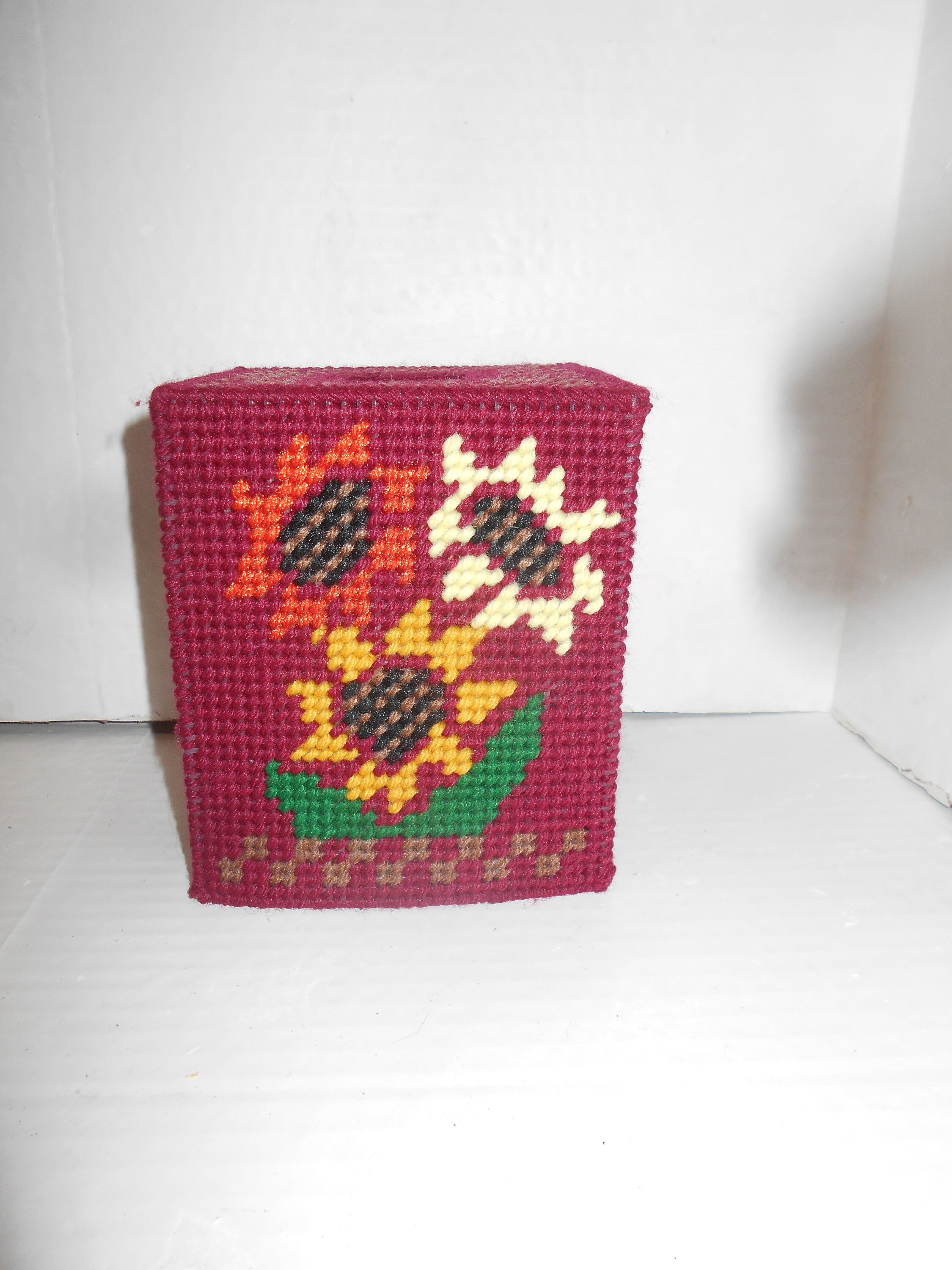 Sunflower Tissue Box Cover - Etsy