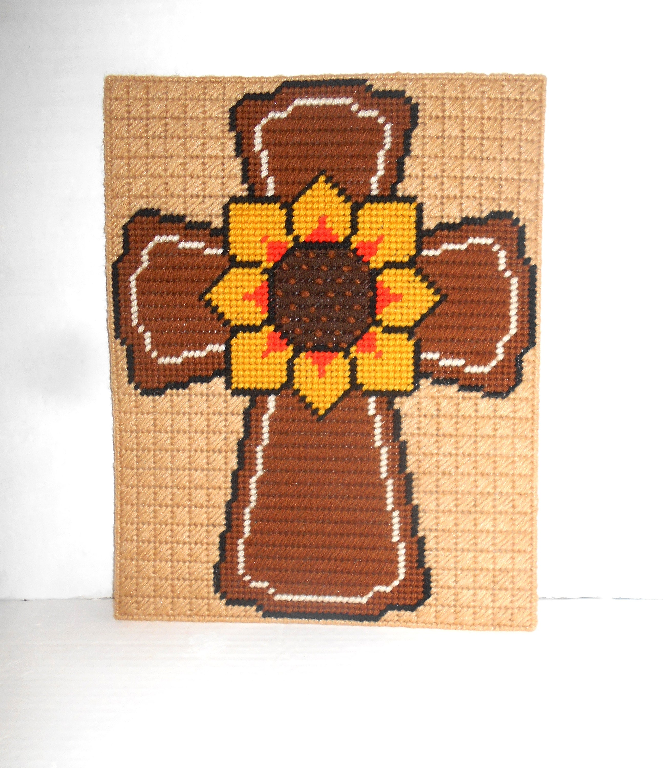 Sunflower Cross Wallhanging - Etsy