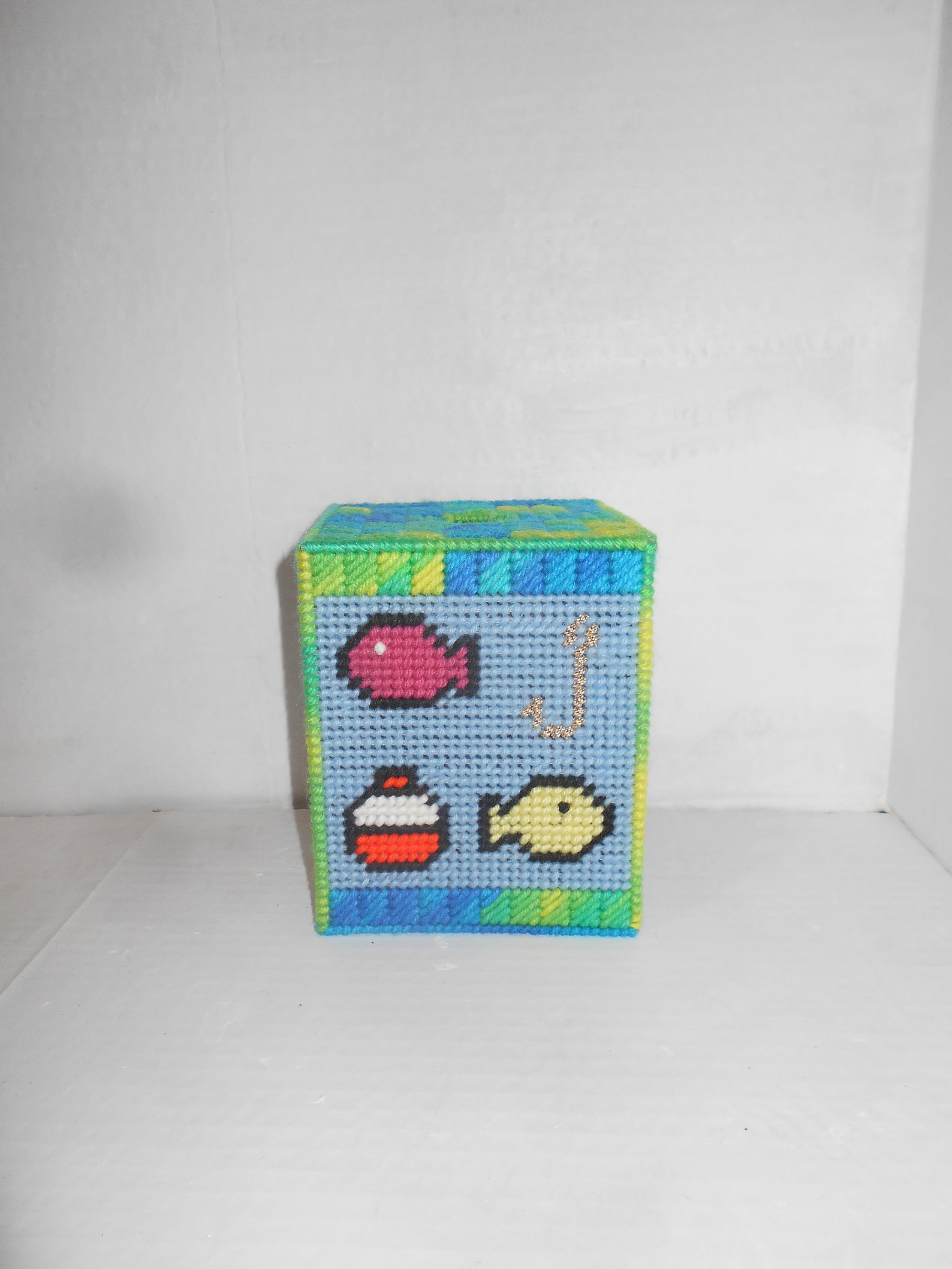 Fishing Tissue Box Cover - Etsy