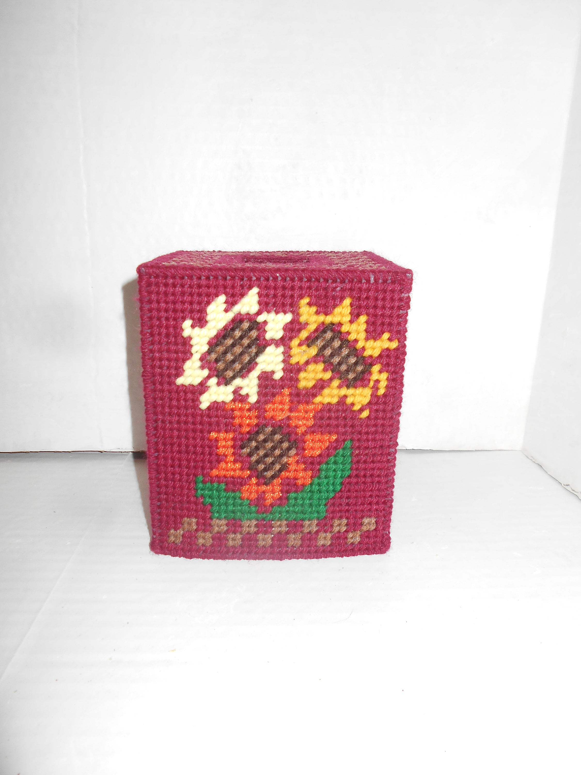 Sunflower Tissue Box Cover - Etsy