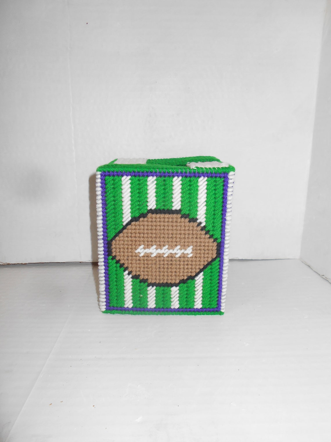 Football Tissue Box Cover - Etsy