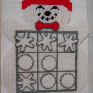 Snowman Tic Tac Toe Game - Etsy
