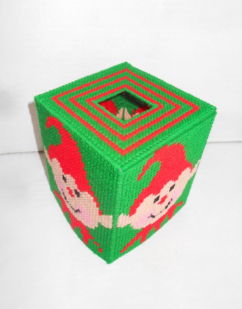 Elf Face Tissue Box Cover - Etsy