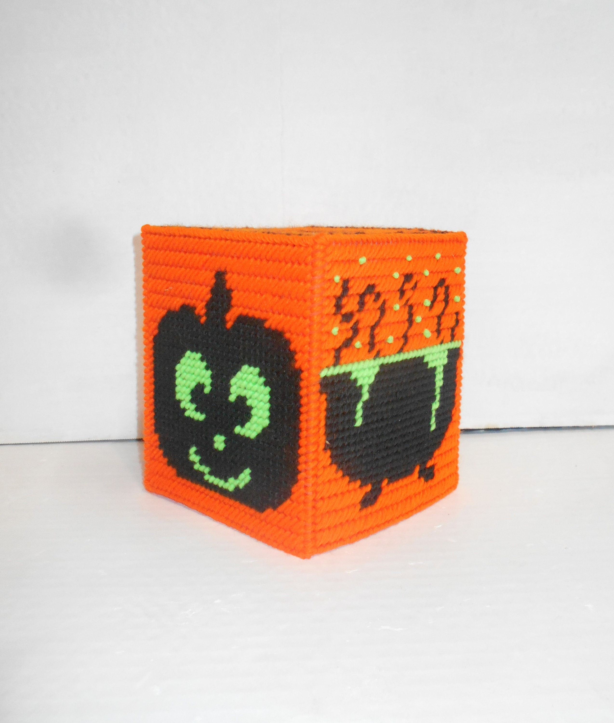 Spooky Halloween Tissue Box Cover - Etsy