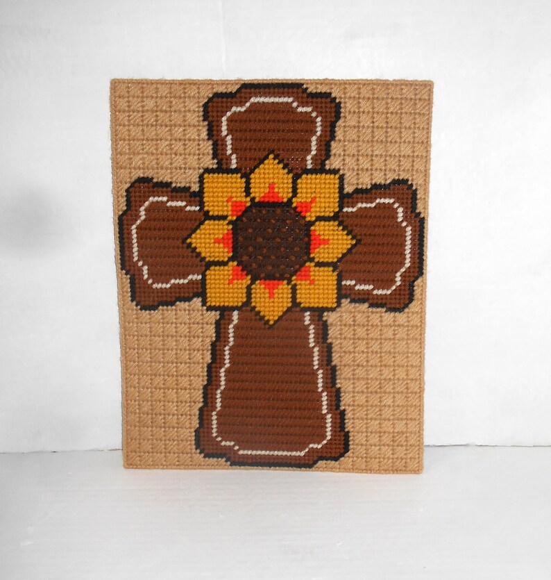 Sunflower Cross Wallhanging - Etsy