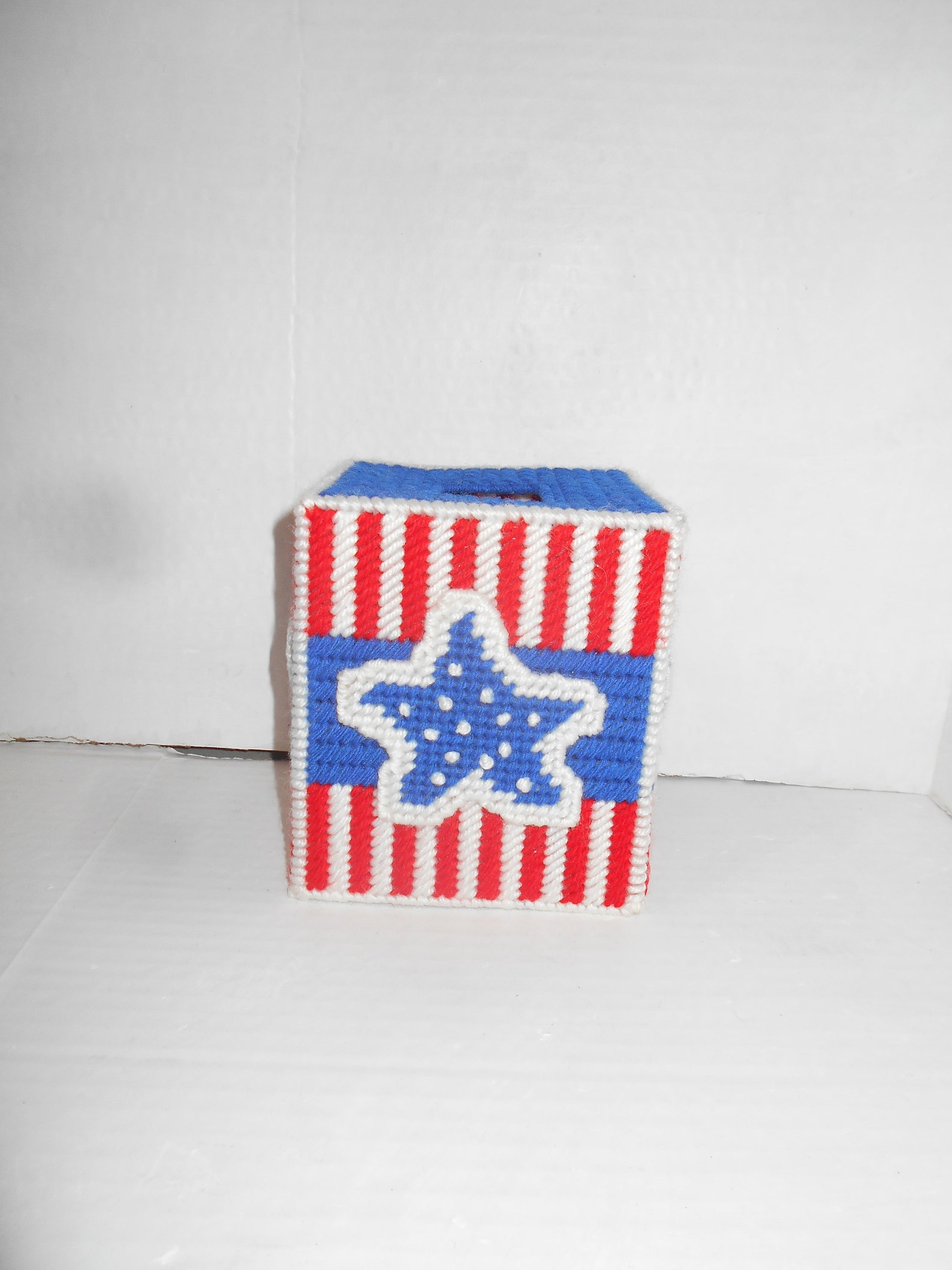 Patriotic Star Tissue Box Cover - Etsy