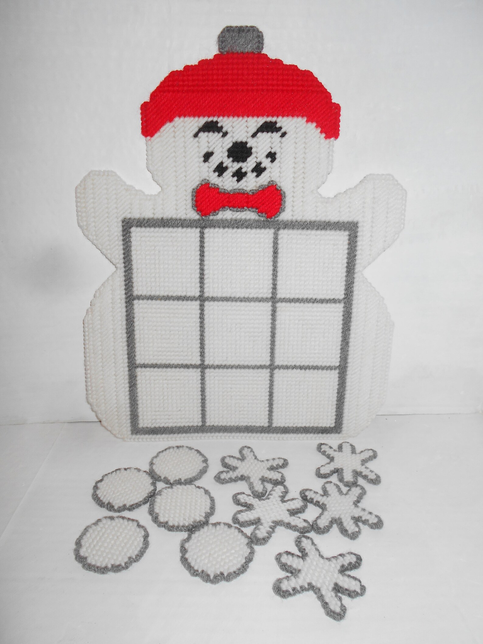 Snowman Tic Tac Toe Game - Etsy