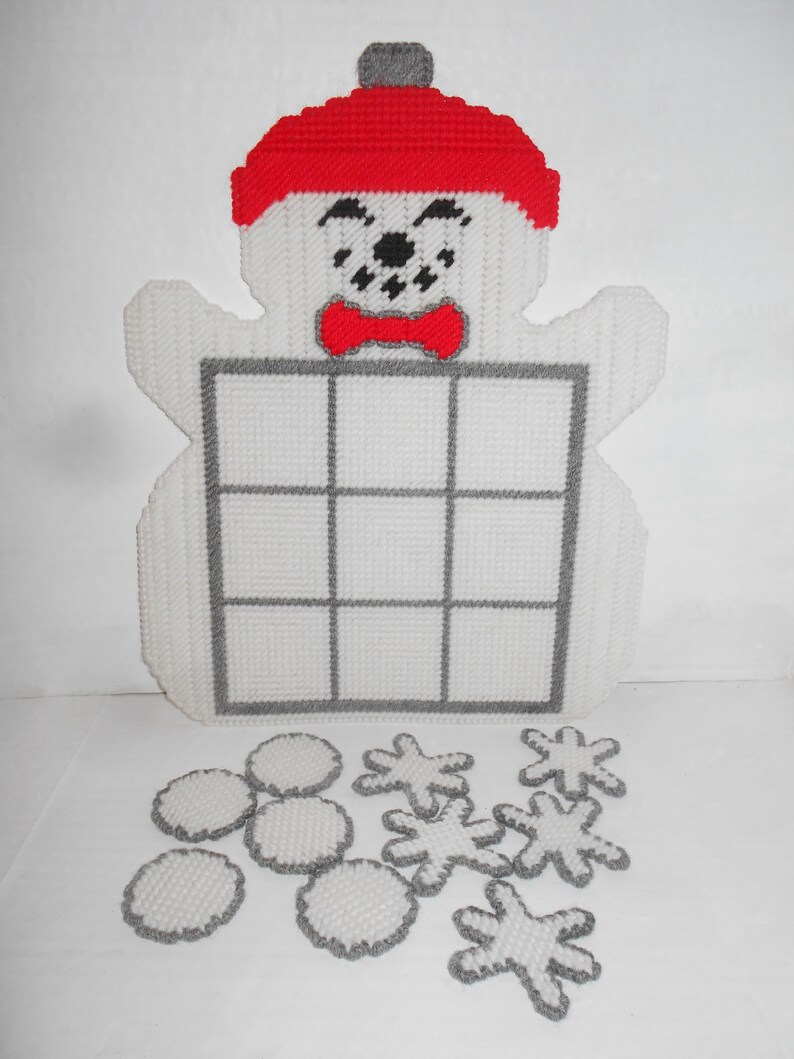 Snowman Tic Tac Toe Game - Etsy