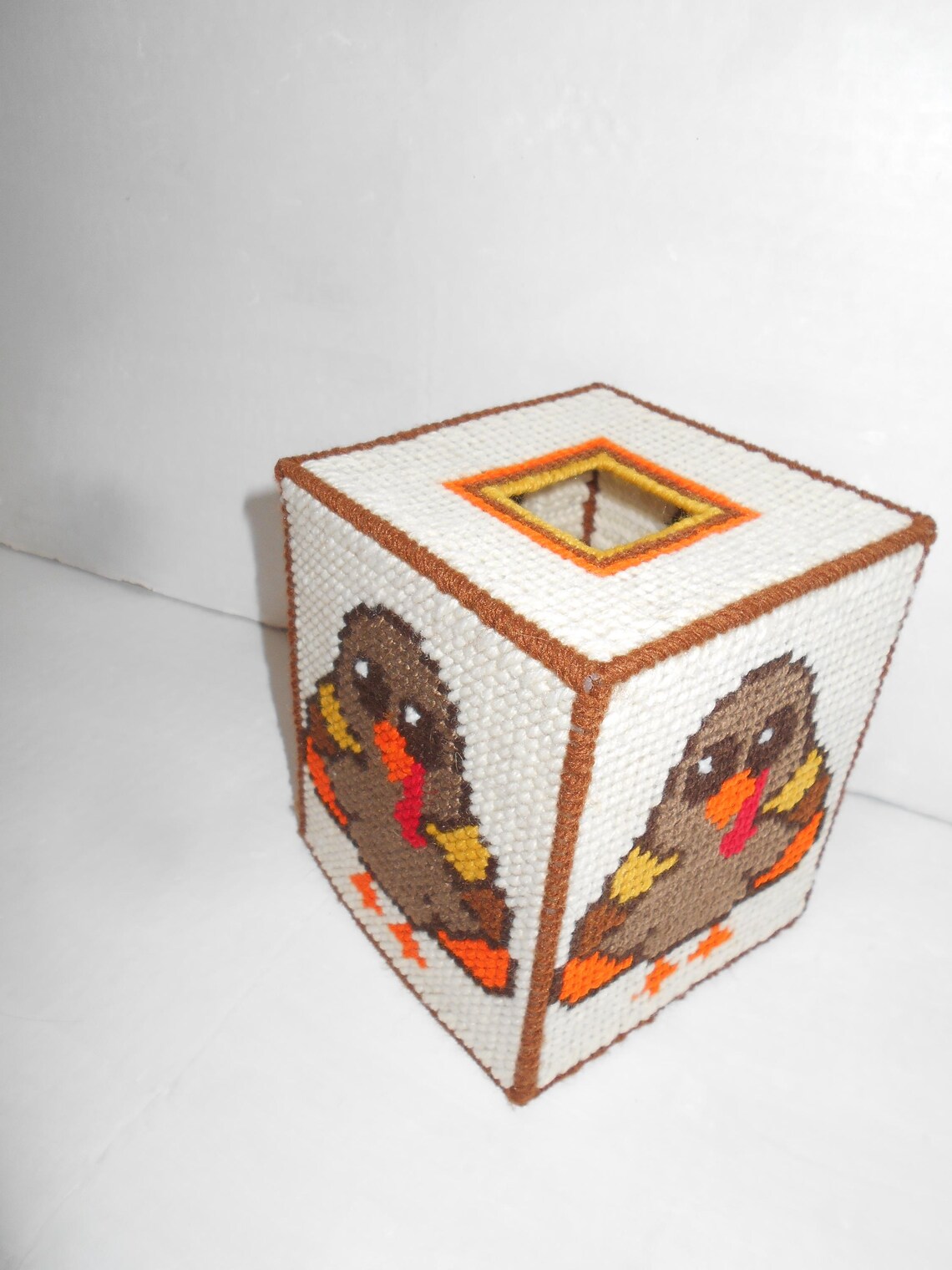 Thanksgiving Turkey Tissue Box Cover - Etsy