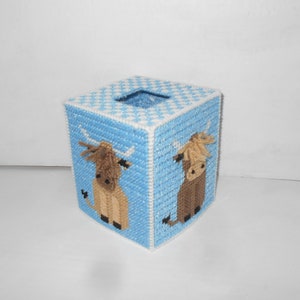 Highland Cow Tissue Box Cover - Etsy