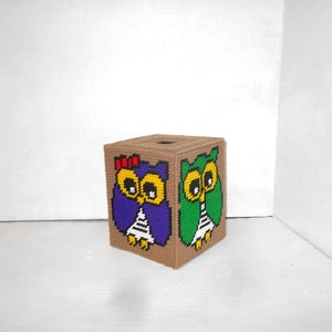 Owls Tissue Box Cover - Etsy